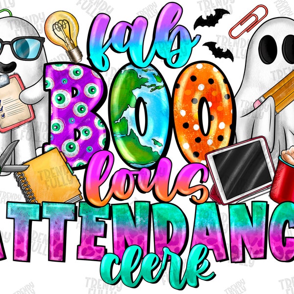 Sublimation for Attendance Clerk - Etsy