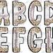 Baseball Doodle Alphabet Bundle, Baseball PNG Letters, Baseball Design ...