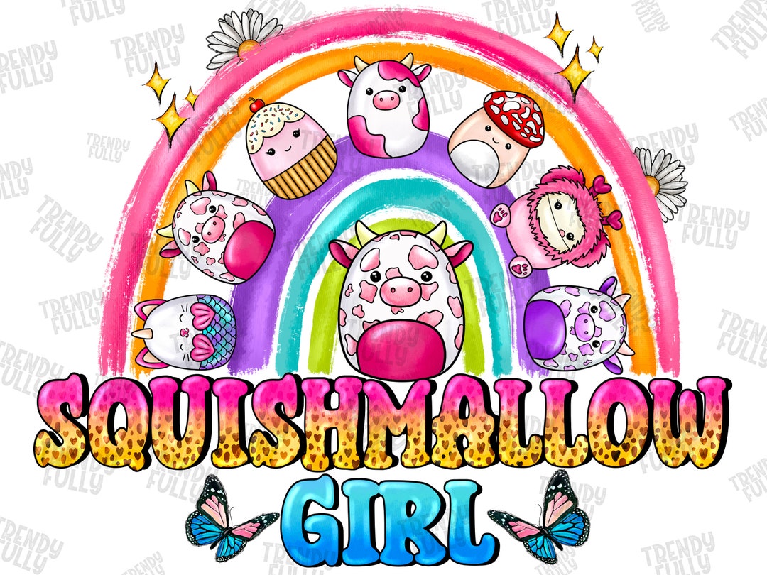 Squishmallow Girl Png, Cute Squishmallow Png, Squishmallow Birthday ...