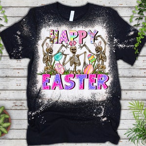 Happy Easter Skeleton Png, Sublimation Png, Bunny, Flower, Easter Day ...