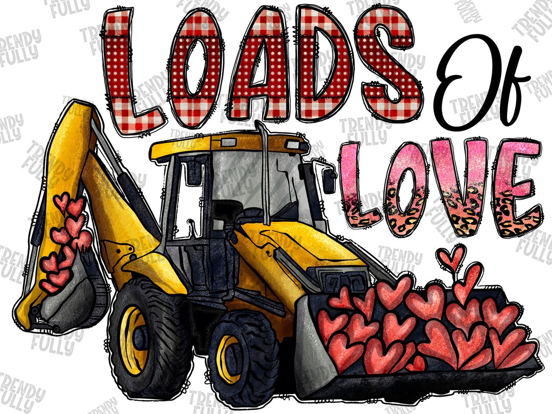 Loads of Love Png, Happy Valentine's Day Png, Valentine Truck ...
