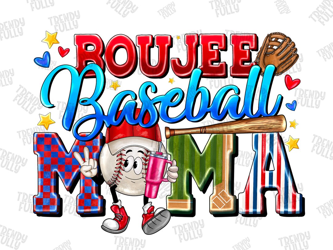 Boujee Baseball Mama, Baseball Clipart, Transparent PNG File for ...
