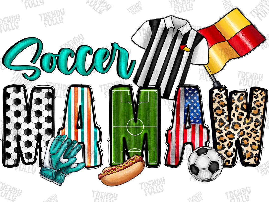 Soccer Mamaw, Soccer Clipart, Transparent PNG File for Sublimation, Soccer Png, Soccer Shirt ...