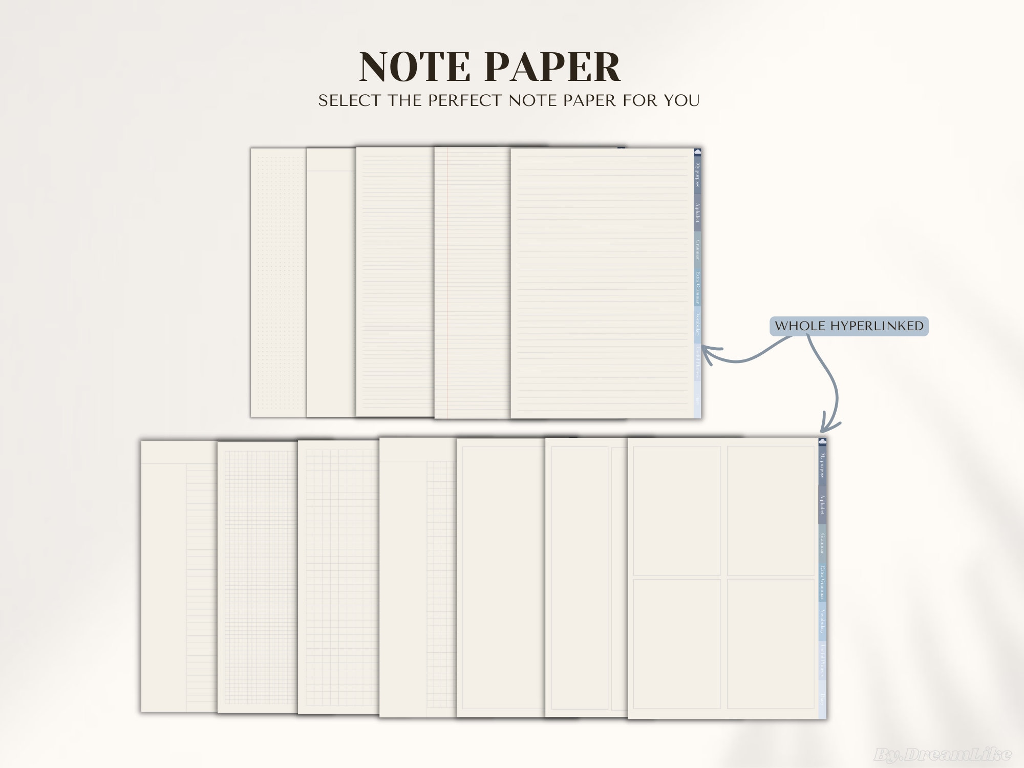 Digital Language Study Notebook Digital Language Study - Etsy