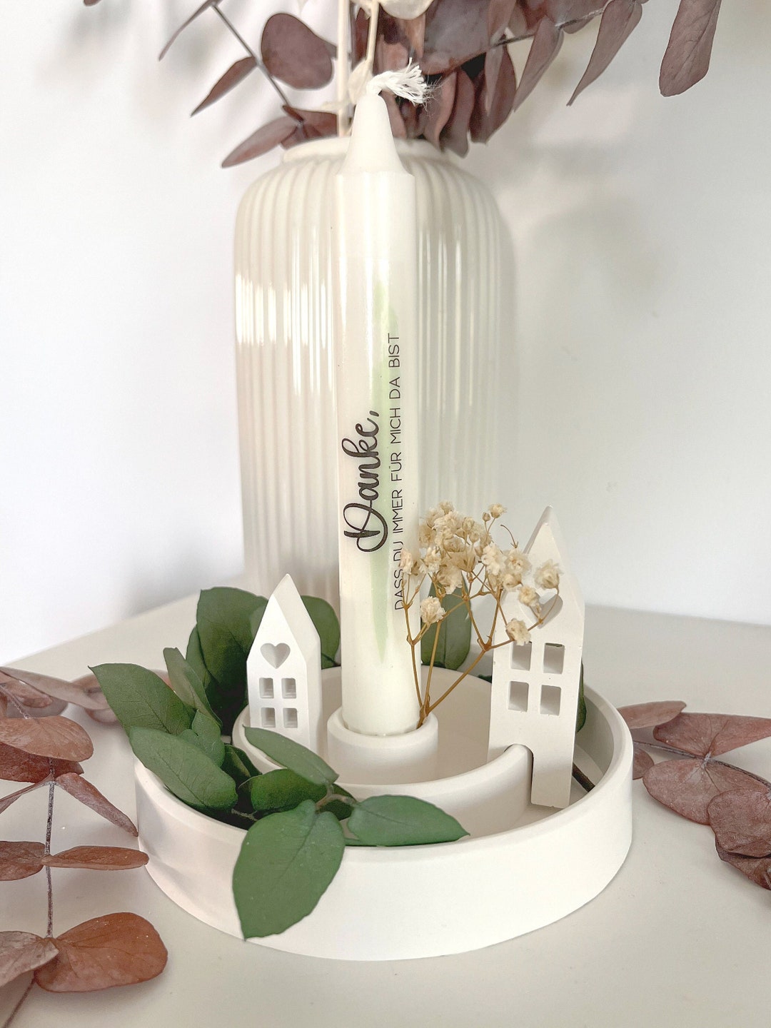 Keraflott Decko Plate Plate for Stick Candles Stick Candle Holder ...