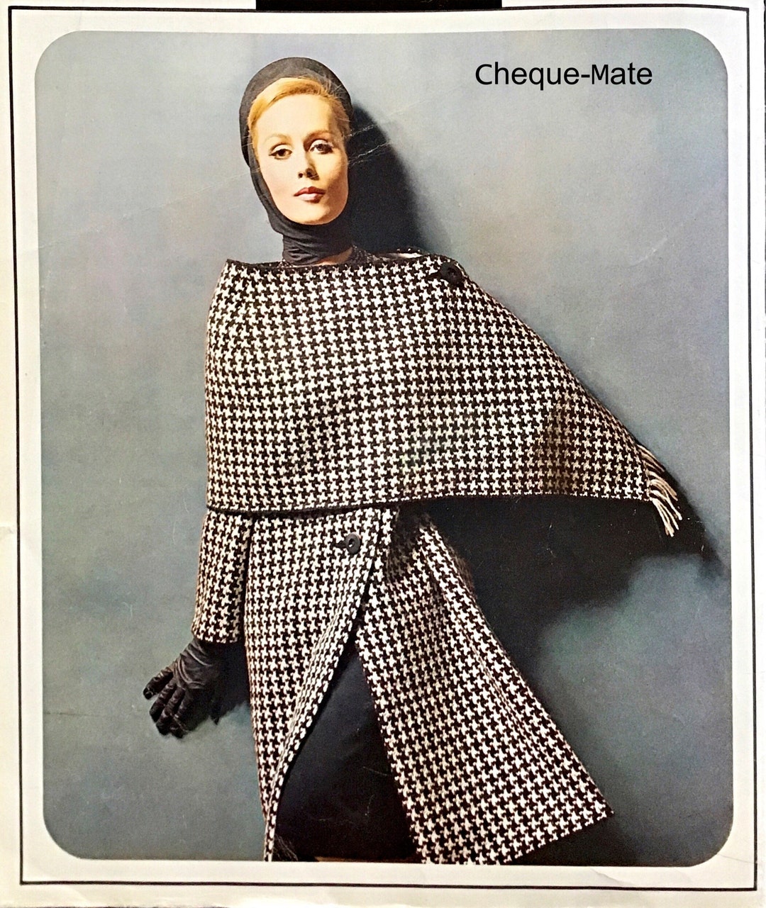 CHEQUE-MATE vintage Knitting Pattern reynolds Yarns women's Clothing ...
