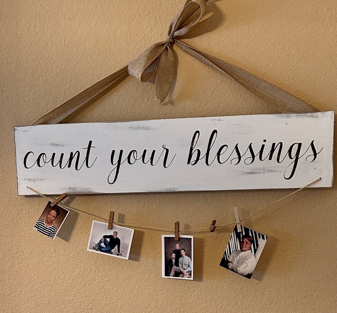 Count Your Blessings - Etsy