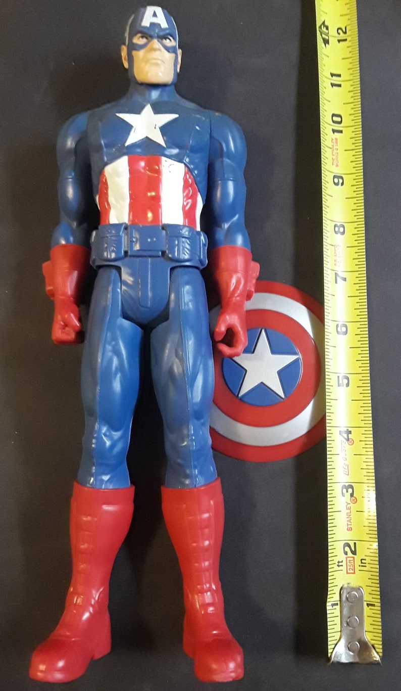 2013 Captain America 12 Inch Figure Marvel Avengers Hasbro 31551 - Etsy