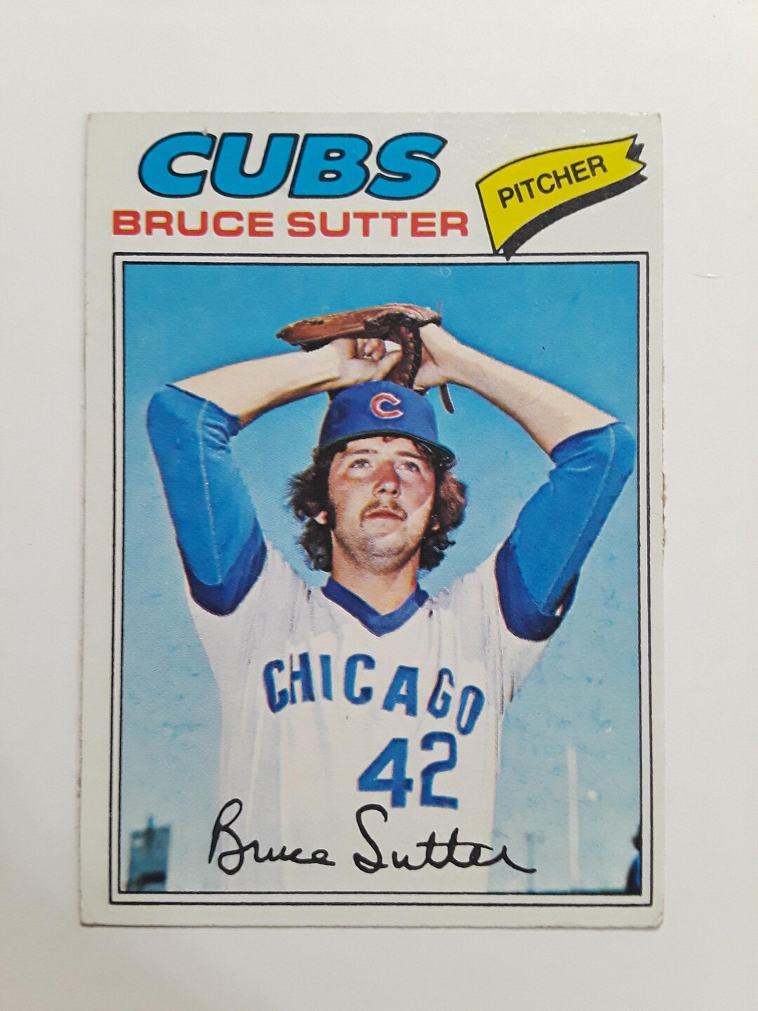 1977 Topps Bruce Sutter Rookie 144 Chicago Cubs - Etsy