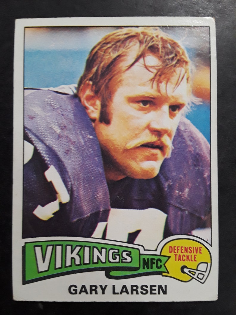 1975 Topps Gary Larsen Rookie #26 Minnesota Vikings - Etsy