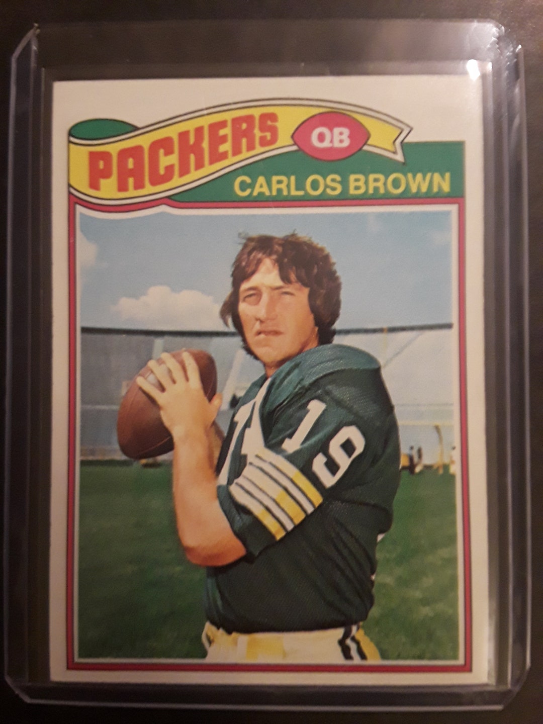 1977 Topps Carlos Brown aka Alan Autry Rookie 104 Football - Etsy