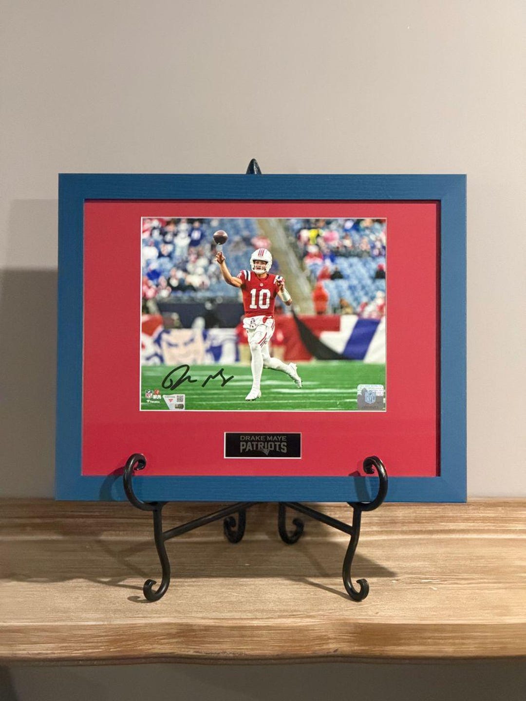 Drake Maye Signed New England Patriots 8x10 Photo Framed - Etsy