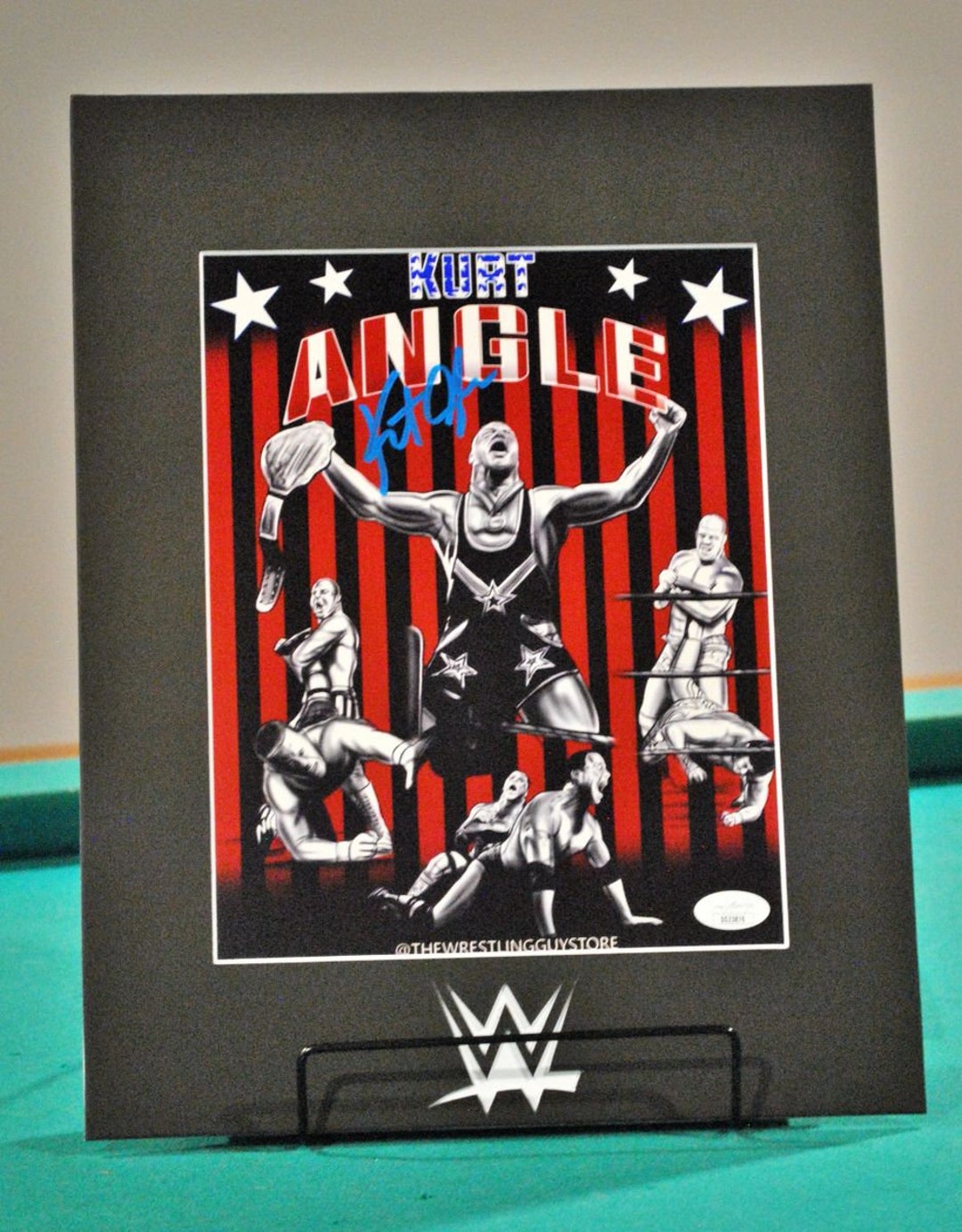Kurt Angle Signed 8x10 Photo - Etsy