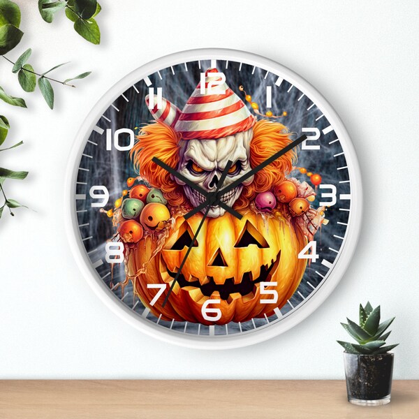 Creepy Wall Clock - Etsy
