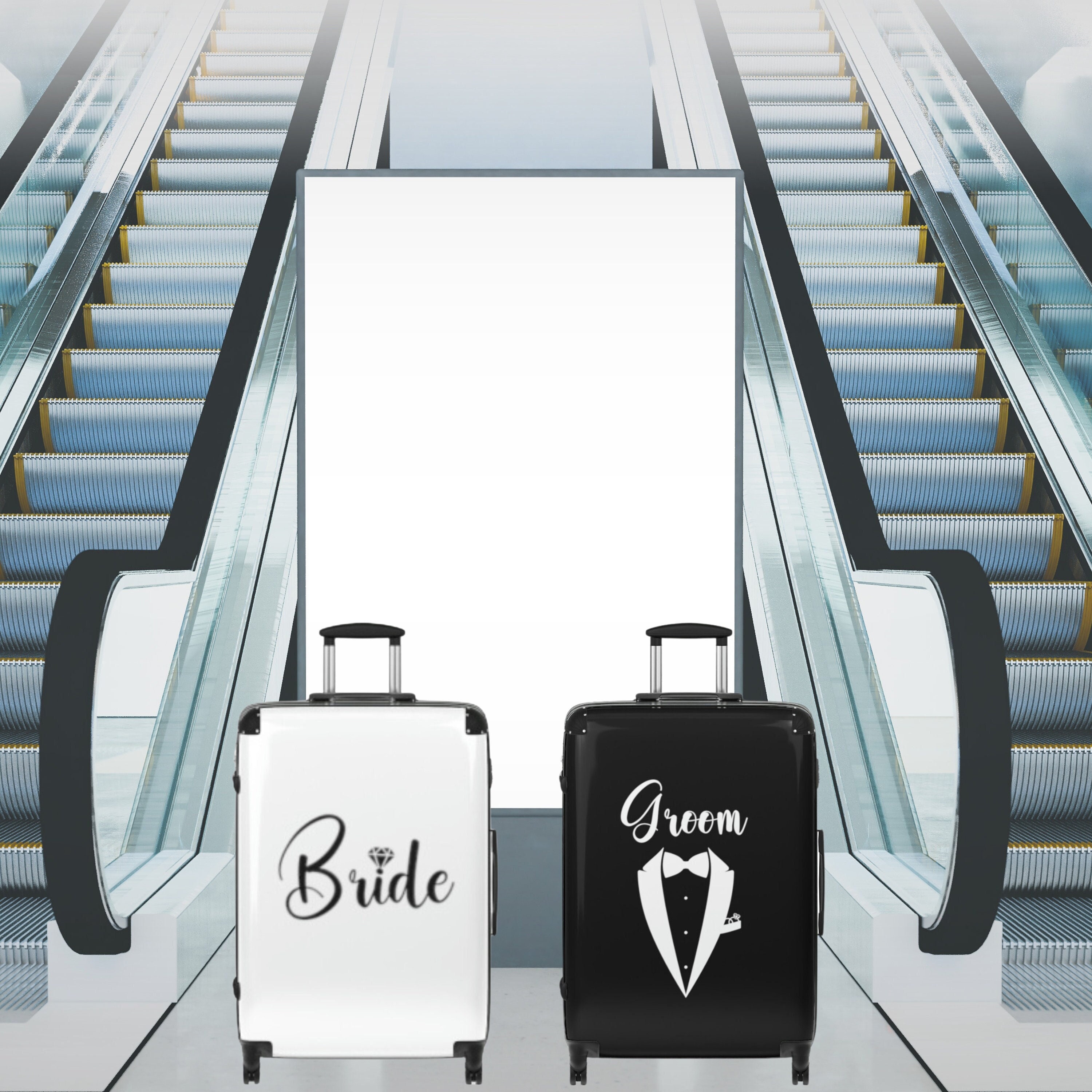 Honeymoon Luggage Set for Couples Romantic Honeymoon Travel Suitcases ...