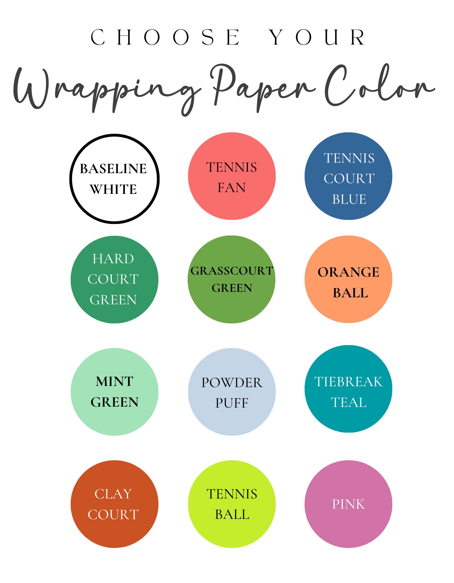 Tennis Racket Gift Wrap Tennis Wrapping Paper for Birthday Gift Paper ...