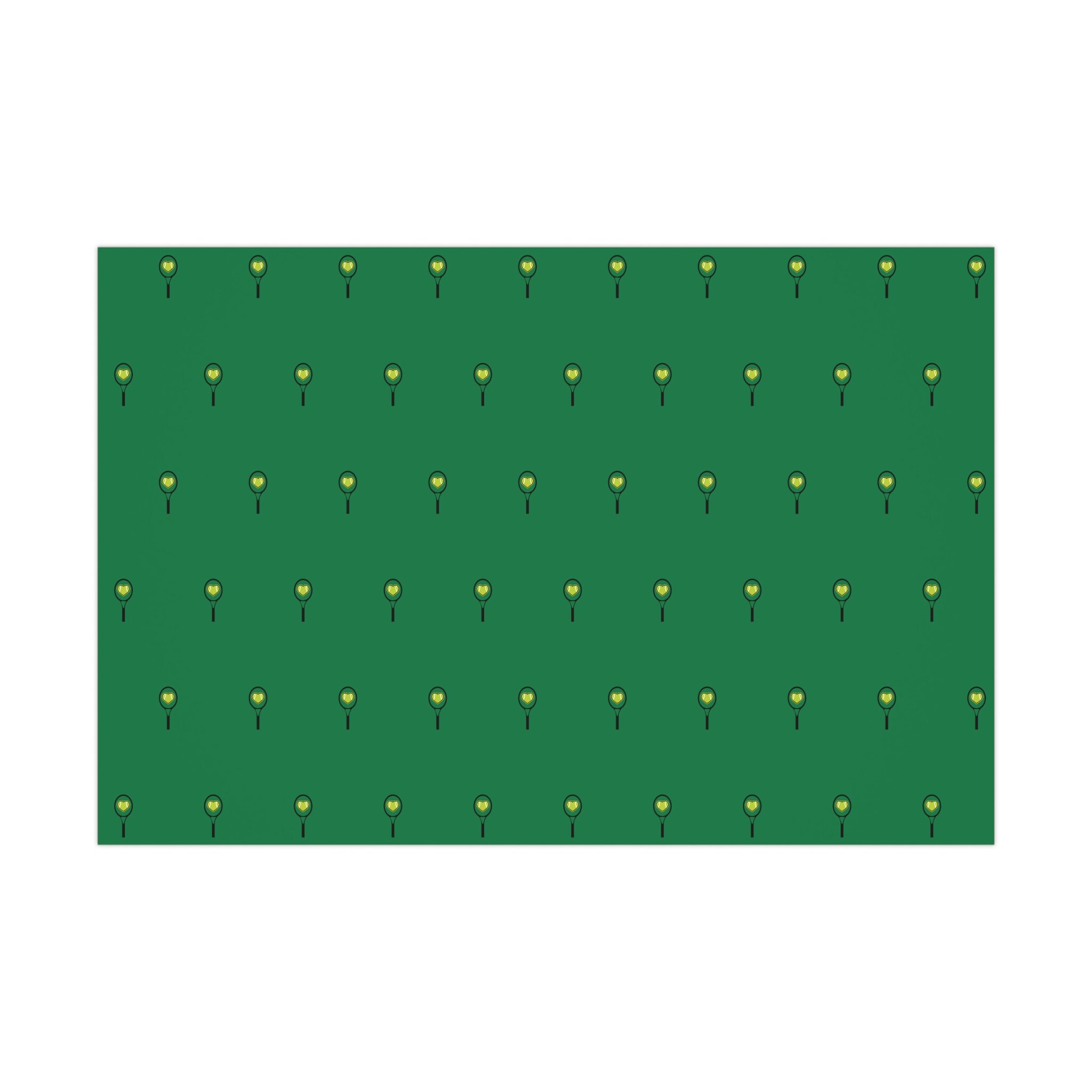 Tennis Gift Wrap Tennis Racket Wrapping Paper Gift Paper for for ...