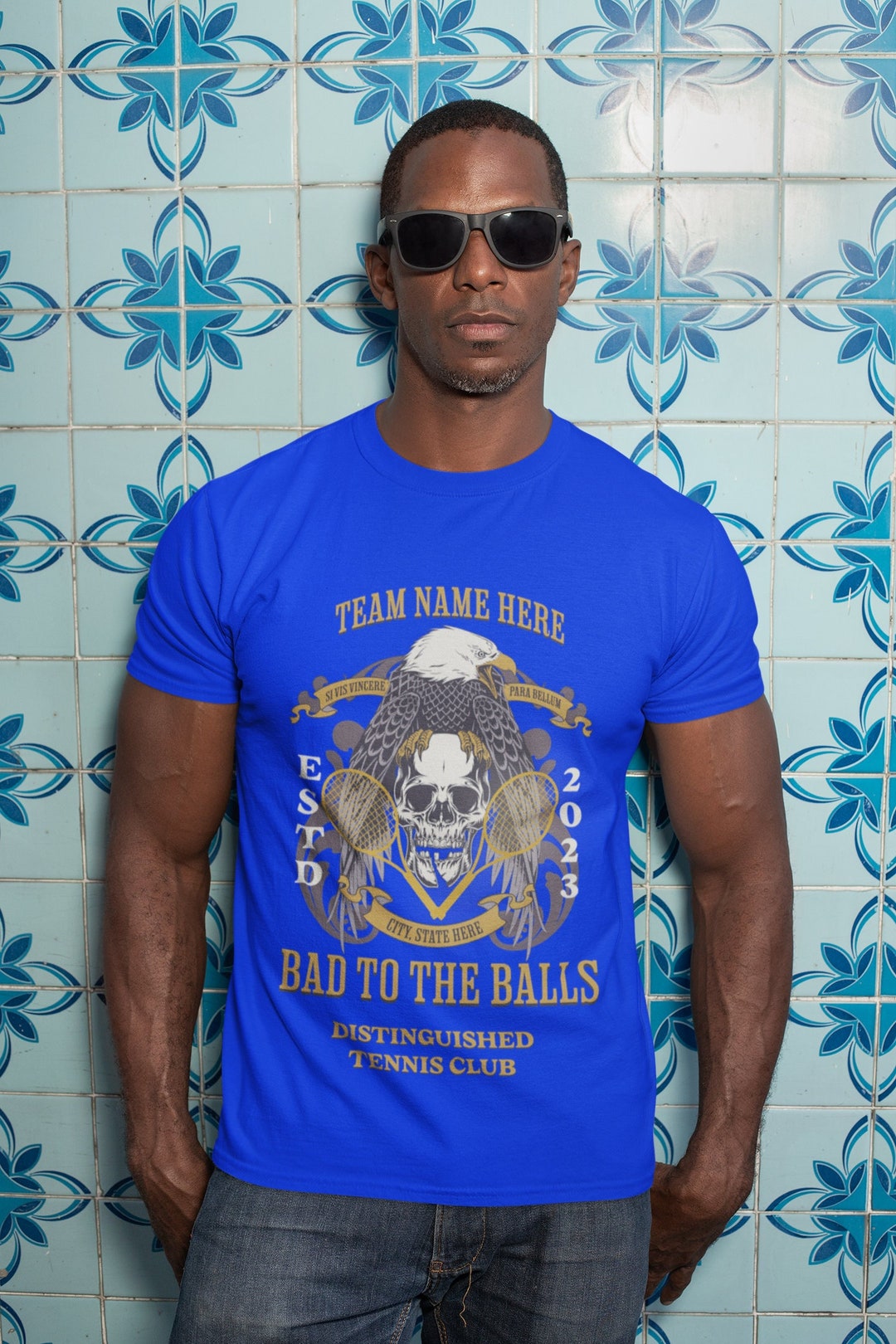 Custom Men's Tennis Shirts Personalized Group Team T-shirts Unisex ...