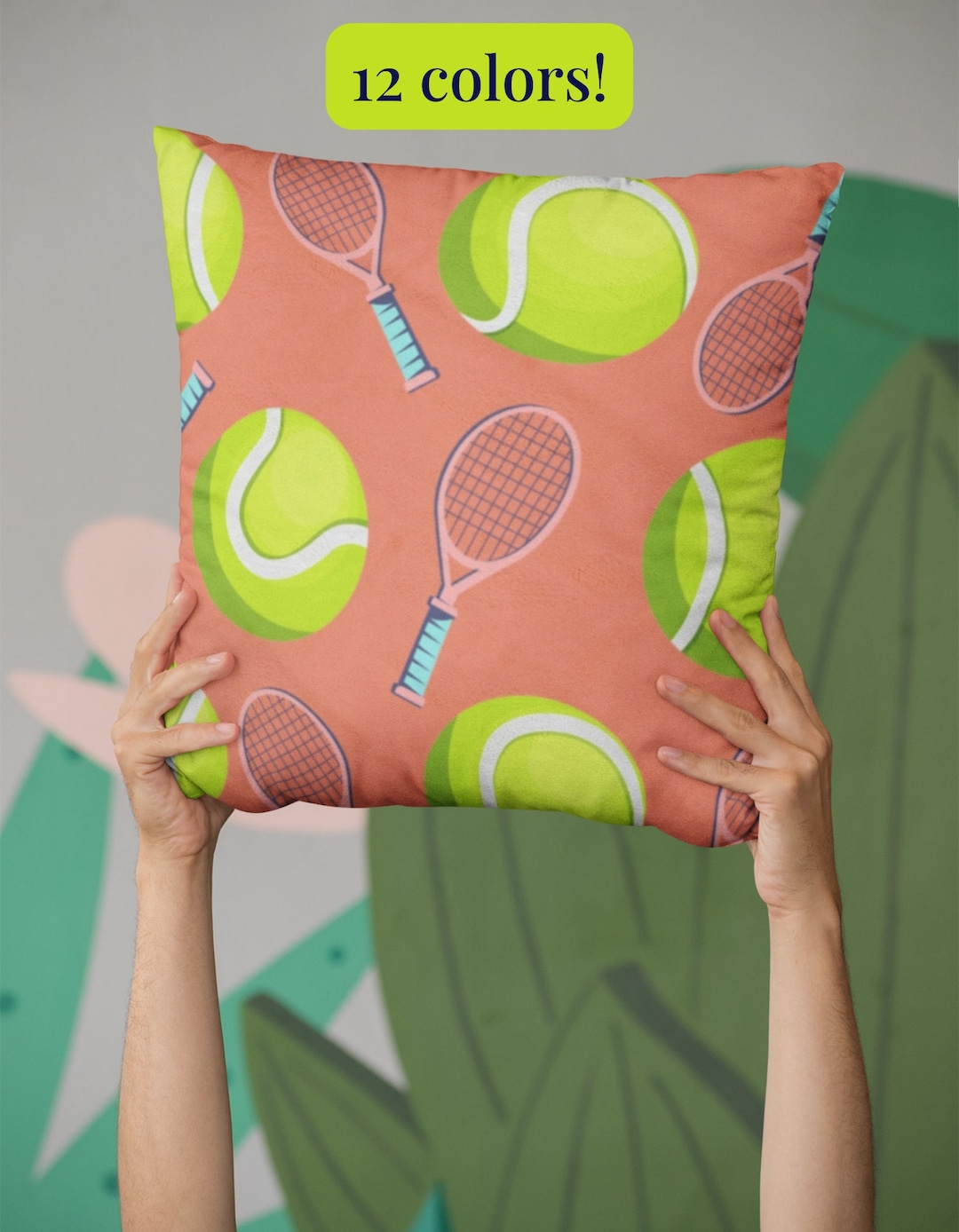 Tennis Pillow Tennis Gift Decorative Sports Pillow Sports Gifts Tennis ...