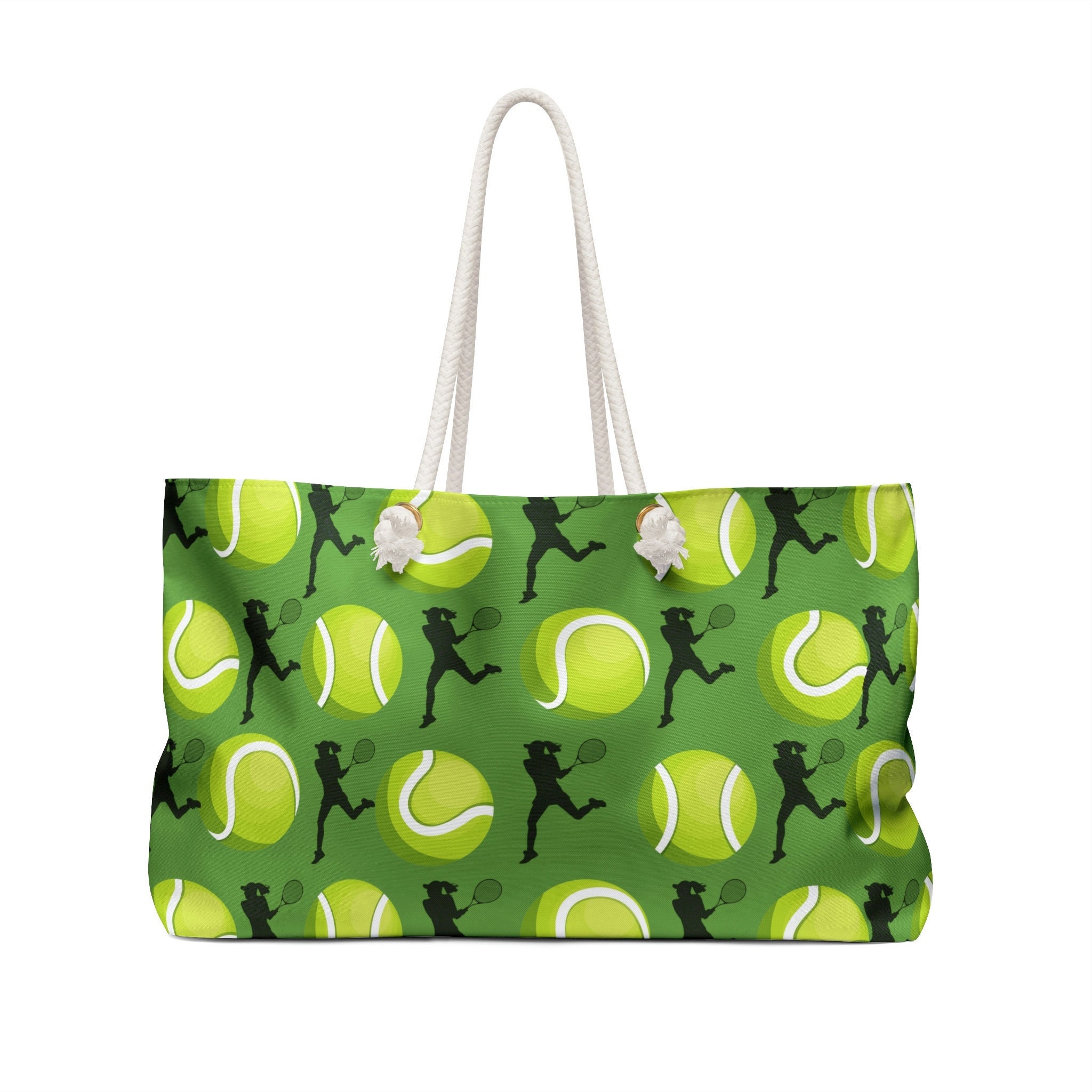 Tennis Weekender Bag Tennis Tote Beach Bag for Tennis Players Tennis ...