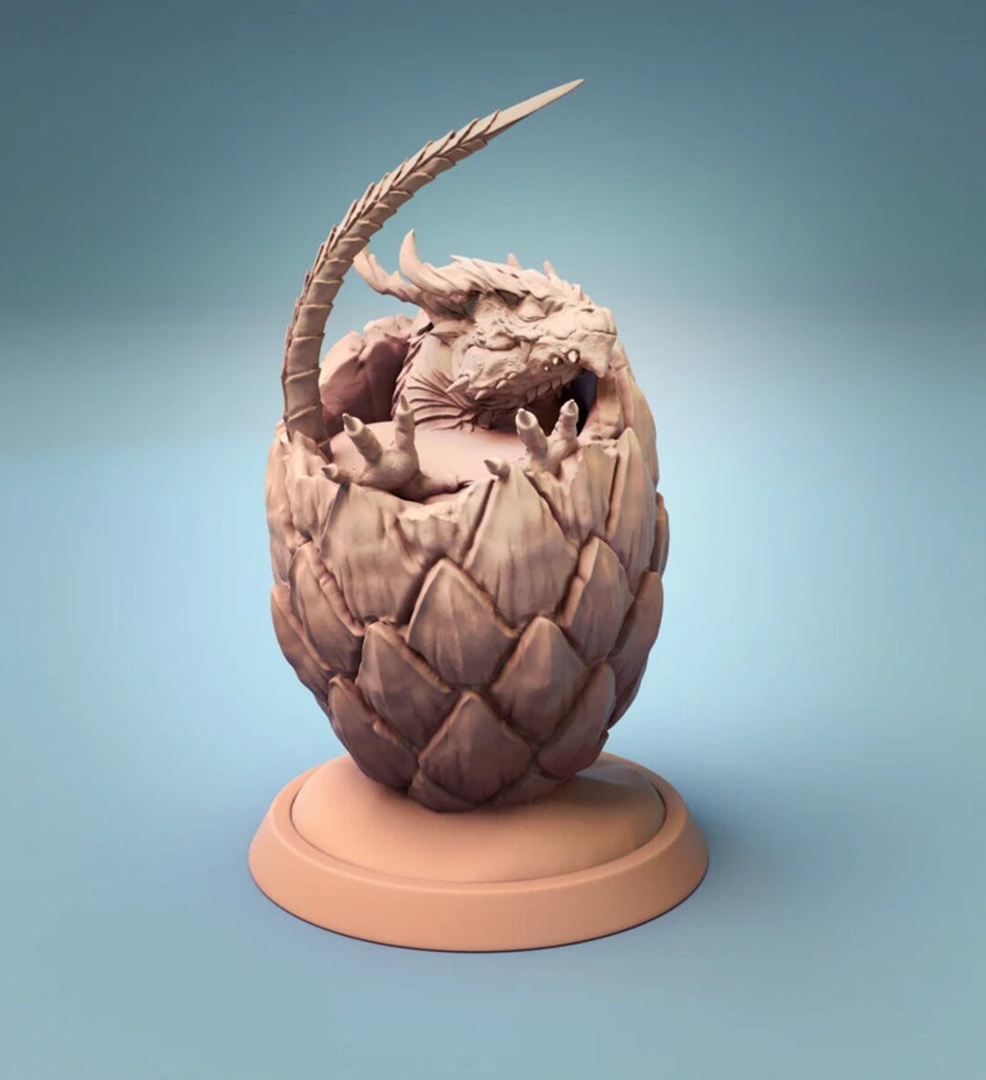 Baby Dragon Egg Dinotopia Rescale Miniatures 3D Printed Resin Miniature ...