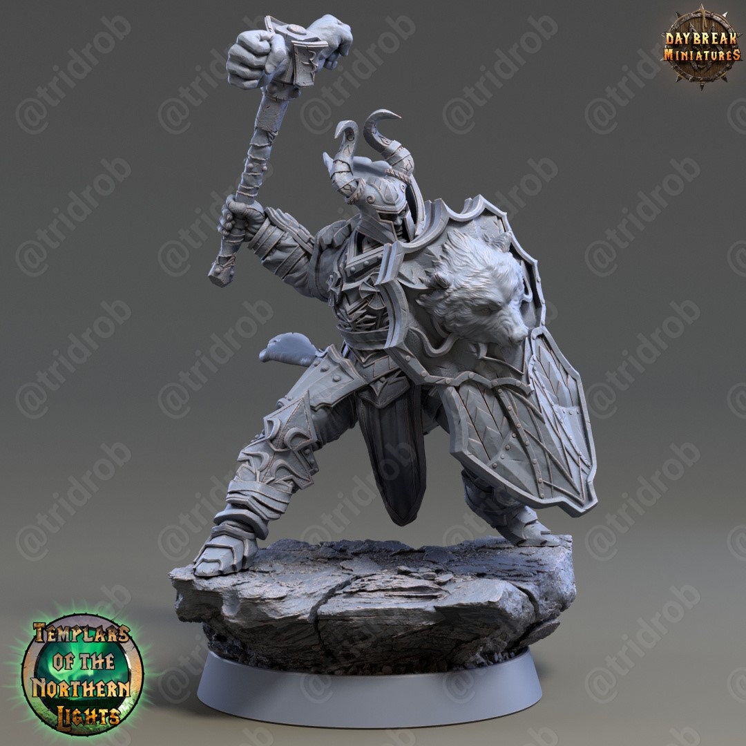 Egil Russo Templars of the Northern Light Daybreak Miniatures 3D ...