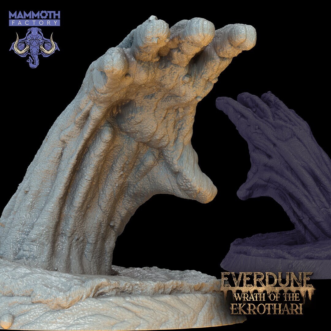 Sand Hand spell Effect Everdune Mammoth Factory 3D Printed Resin ...