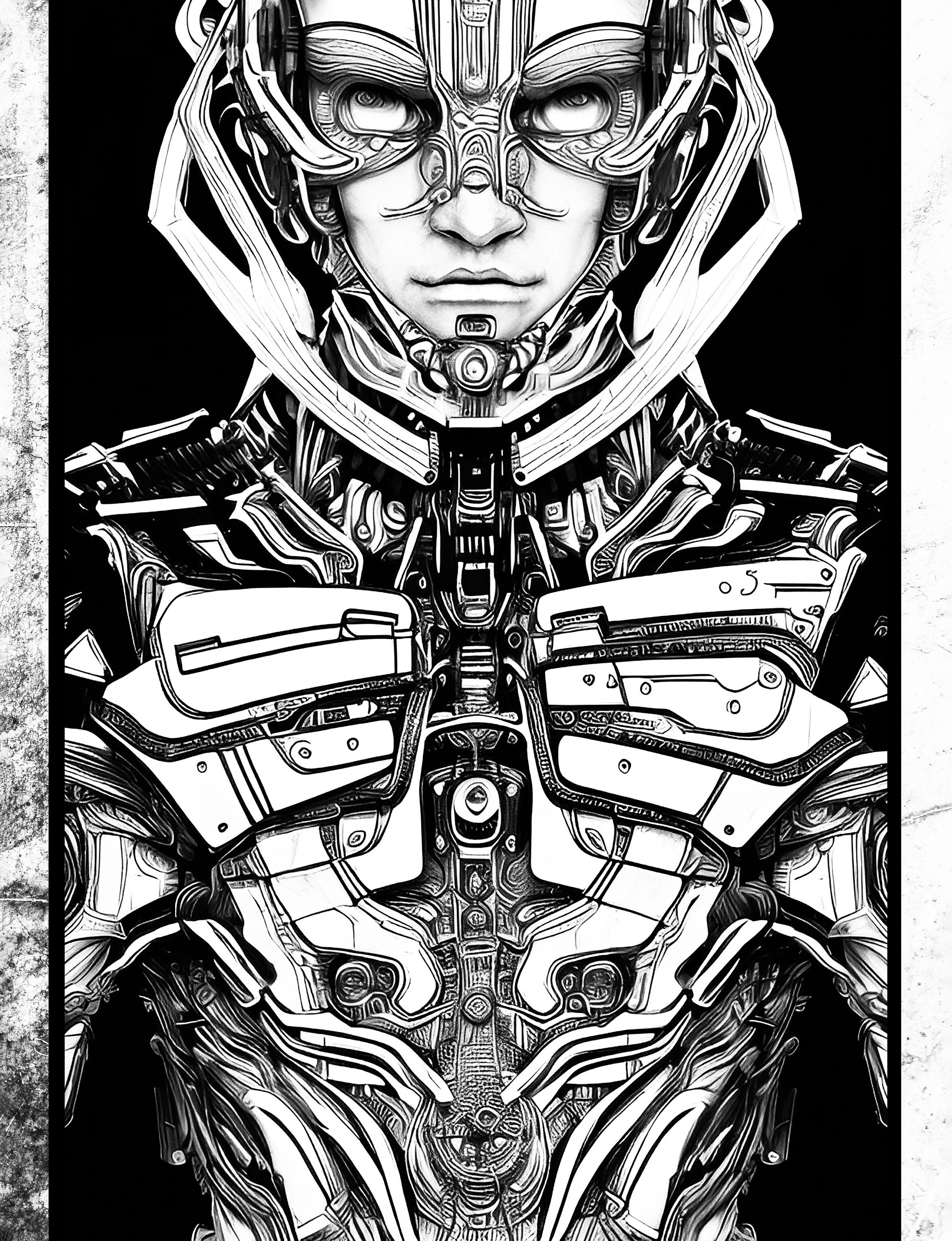 Coloring in the Dark Presents... EVOLVED: Androids, Cyborgs & Robots ...