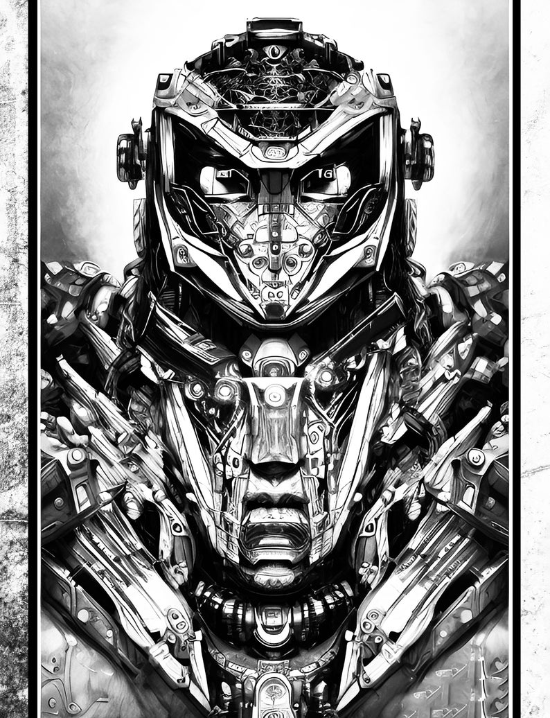 Coloring in the Dark Presents... EVOLVED: Androids, Cyborgs & Robots ...