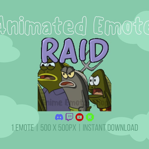 Raid Emoji Emote - Etsy