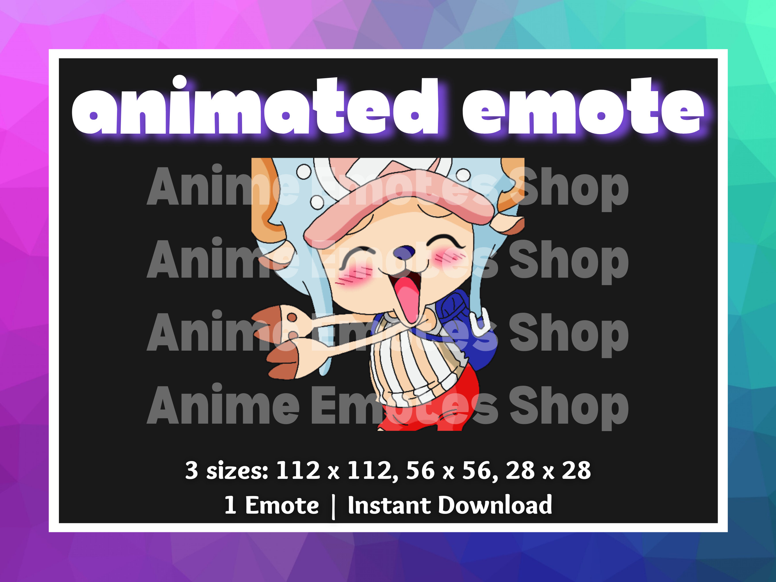 ANIMATED EMOTE Chopper Blushing for Live Streamers And/or - Etsy Australia