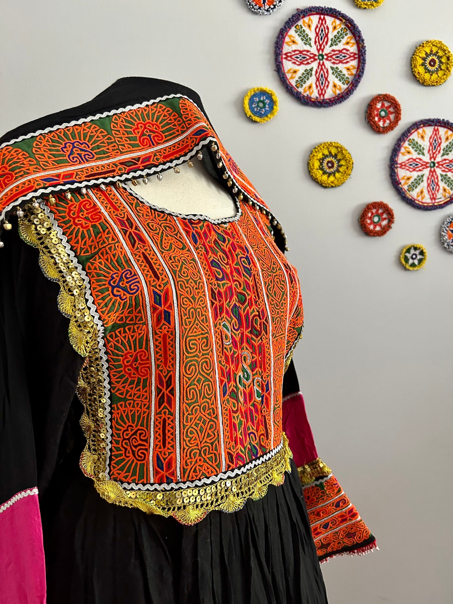 Hand Embroidered Traditional Afghani Dress With Pants and Scarf - Etsy
