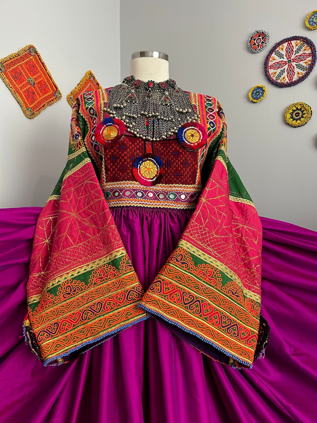 Bridal Collection Afghani Dress/traditional Vintage Style Afghani Dress ...