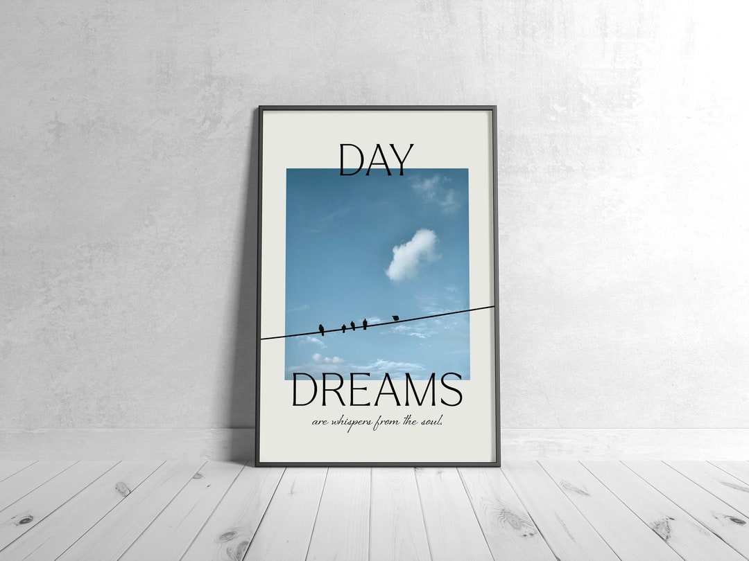 Printable Typography Photography Art, Daydreams Are Whispers From the ...