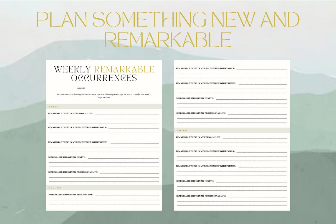 PRINTABLE Daily Journal Daily Reflection Daily Affirmations Self-care ...