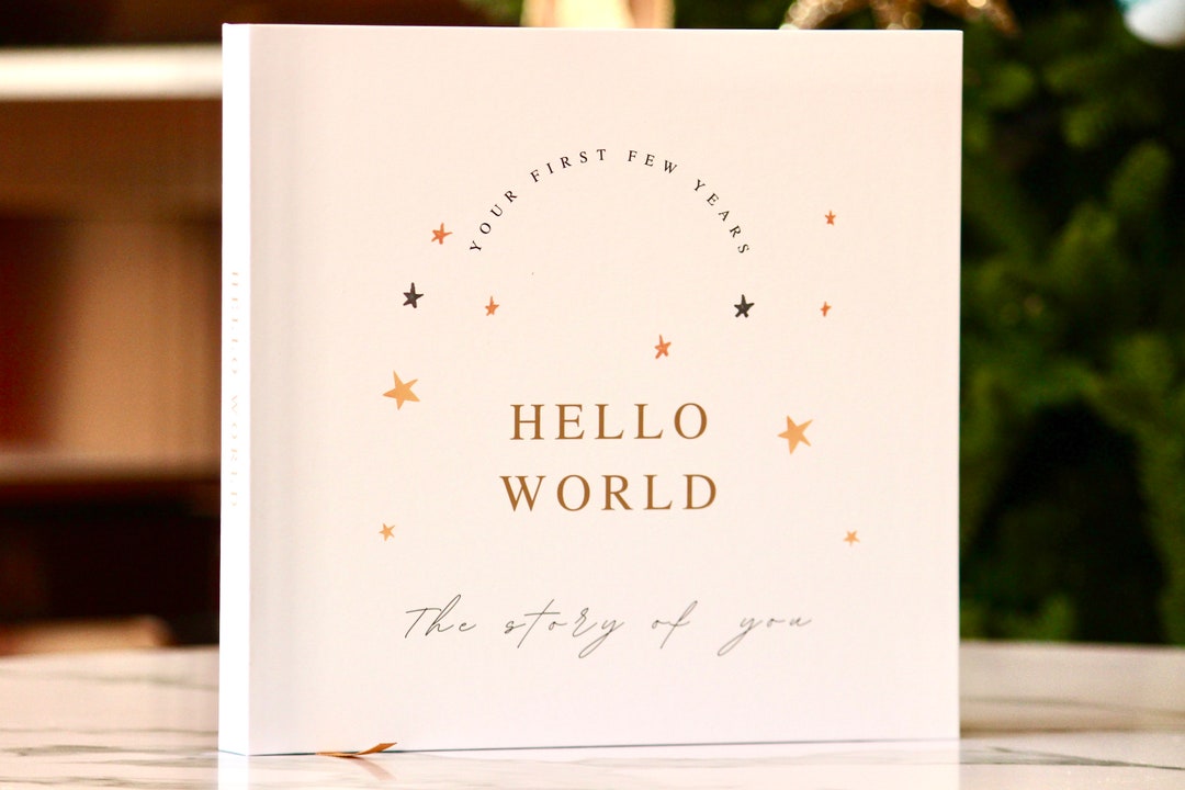 Minimalist Baby First Few Years Keepsake Memory Book - Etsy