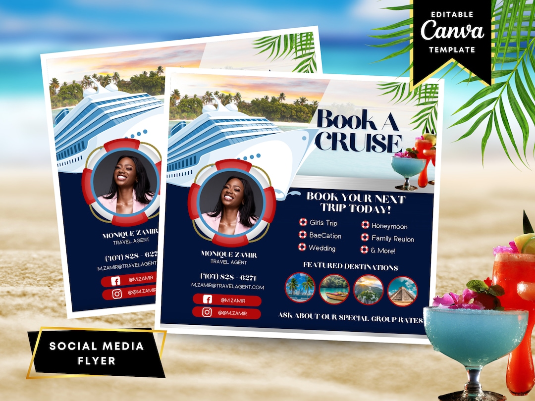 Travel Flyer Cruise Flyer Travel Cruise Nautical Flyer Travel Flyer ...