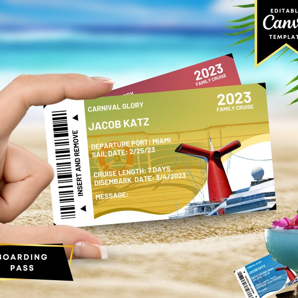 Family Cruise Flyer - Etsy