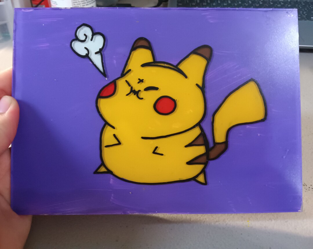 Grumpy Pikachu - Etsy