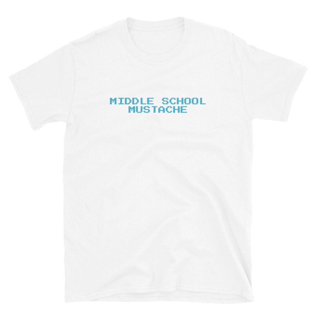 Fake Band Shirt: Middle School Mustache - Etsy