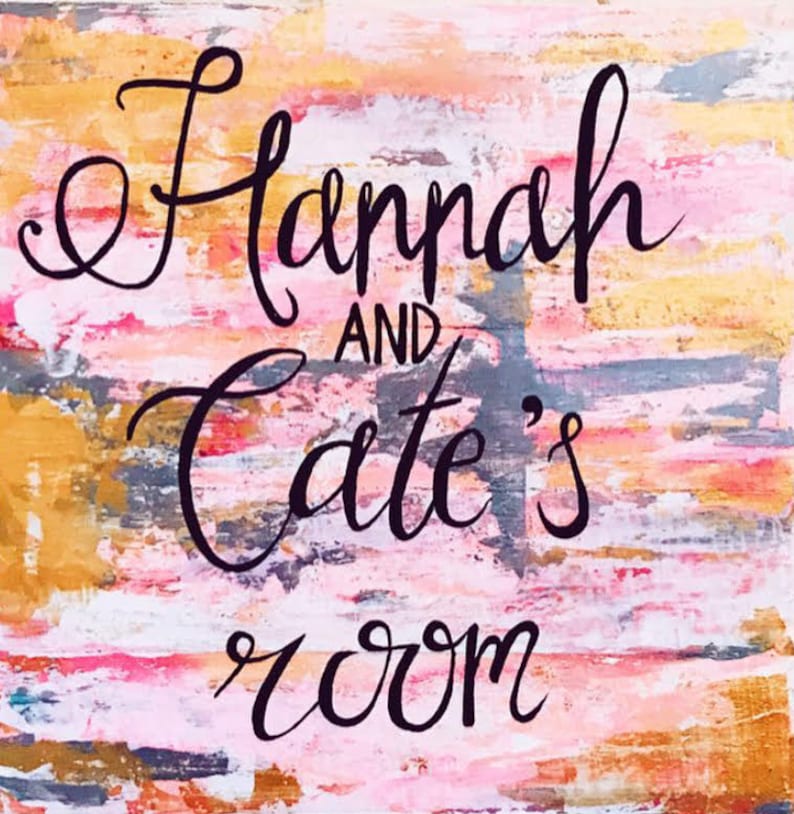 Custom Dorm Room Sign - Etsy