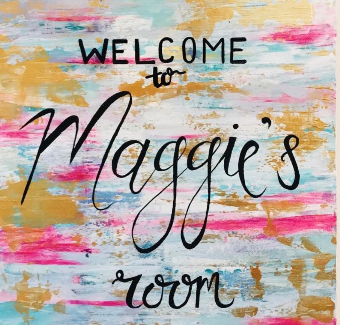 Custom Dorm Room Sign - Etsy