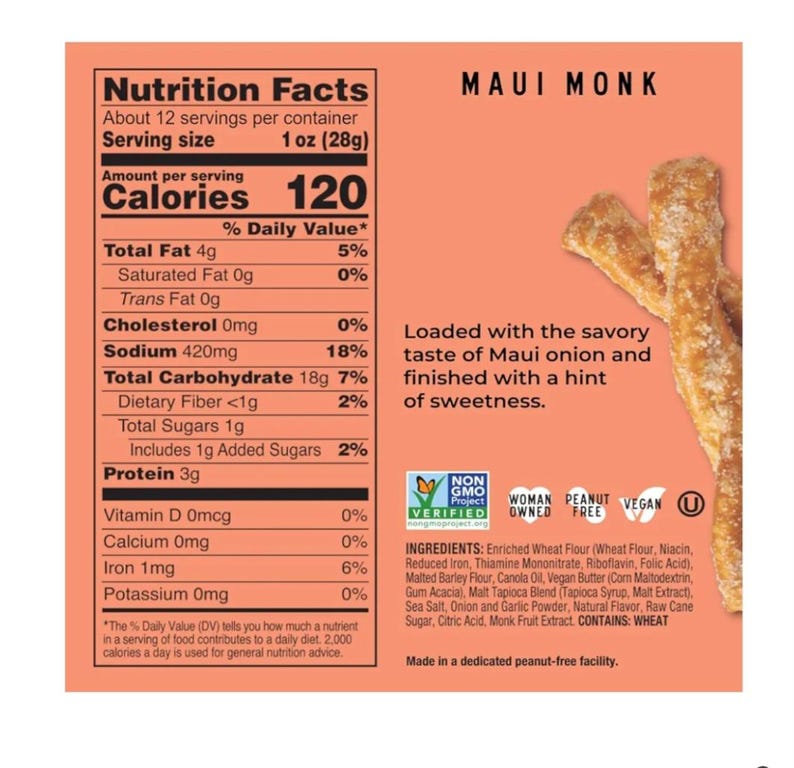 Stellar Pretzels Maui Monk 12 Oz - Etsy