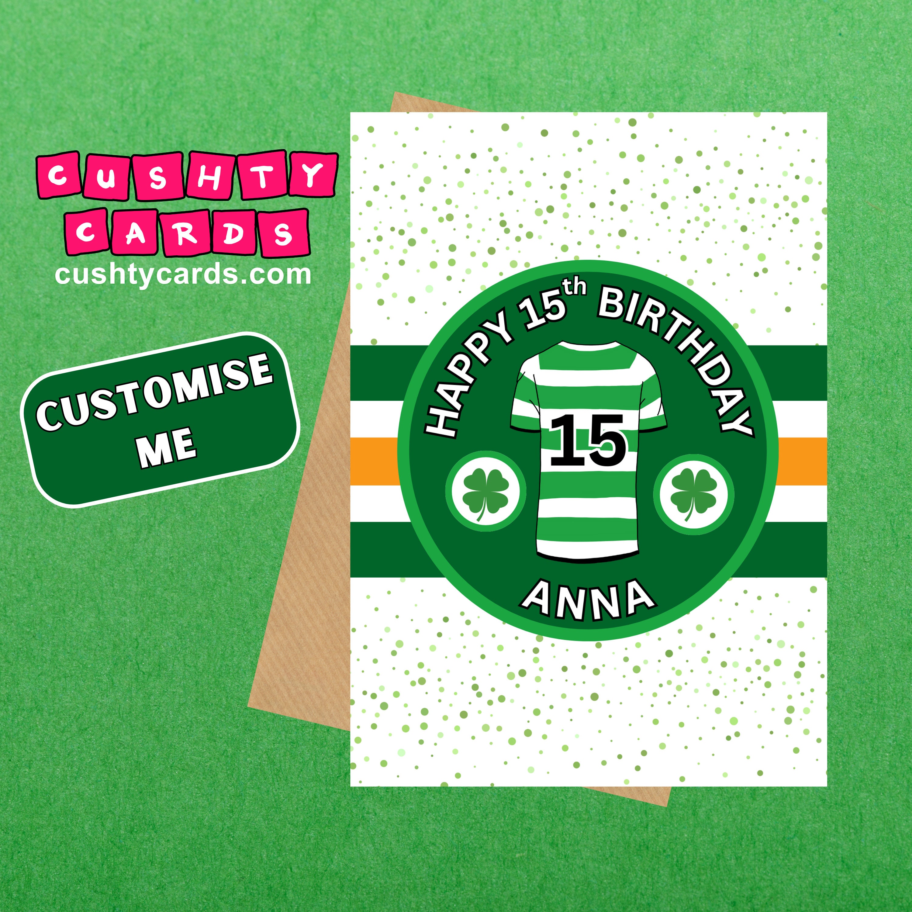 Celtic Birthday Card - Personalised - Etsy