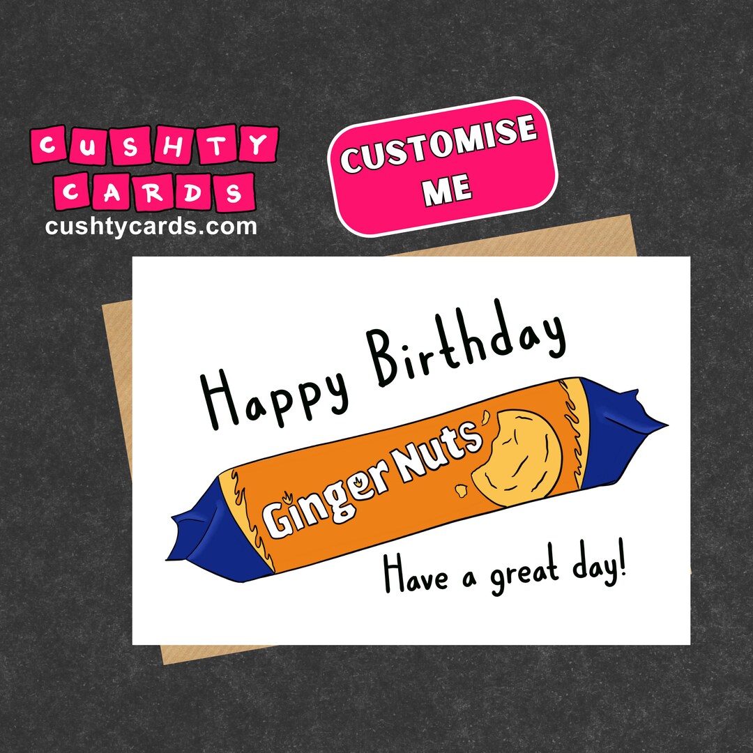 Ginger Birthday Card | Funny - Etsy UK