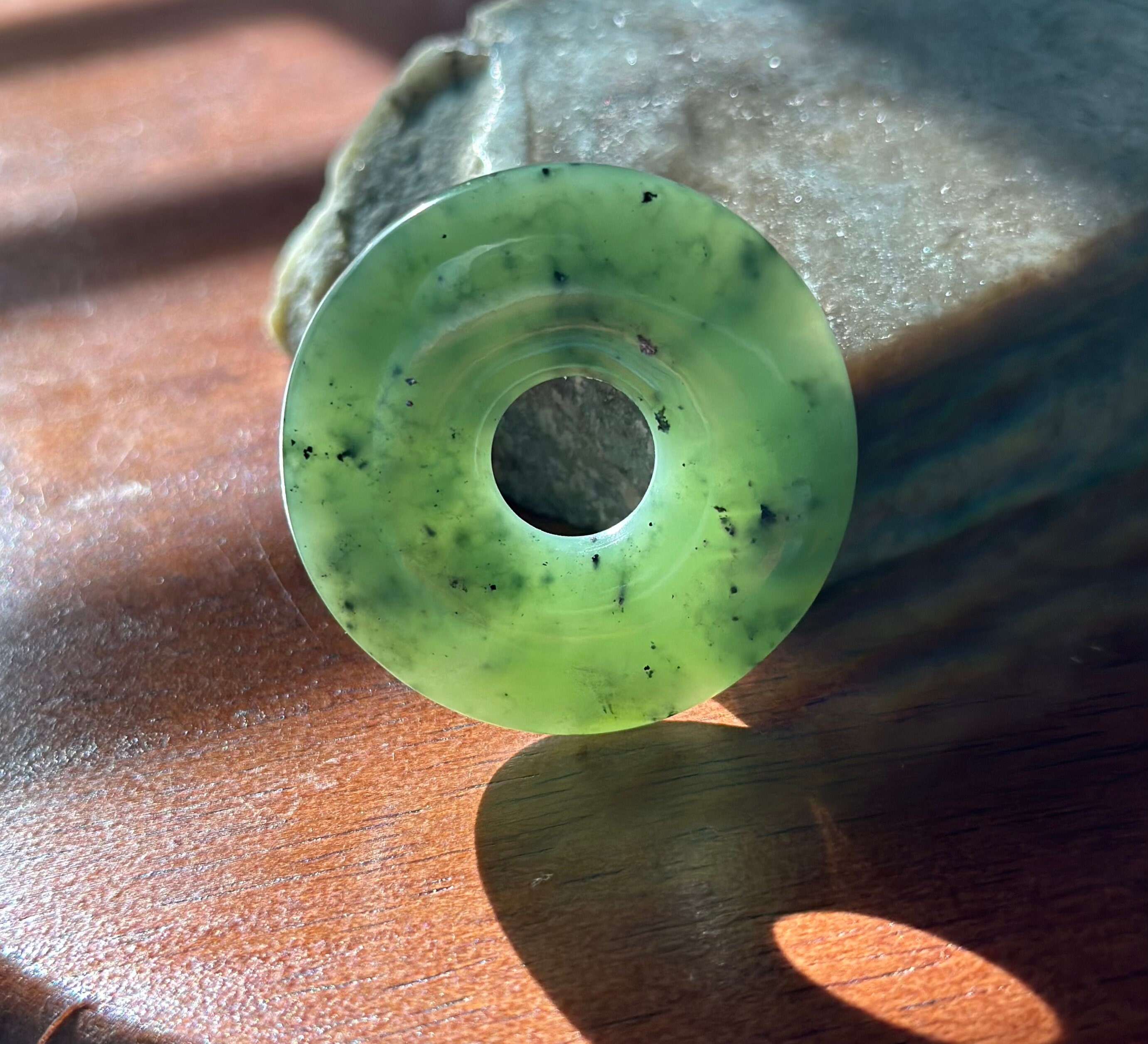 Siberian Jade Bi Disc - Etsy