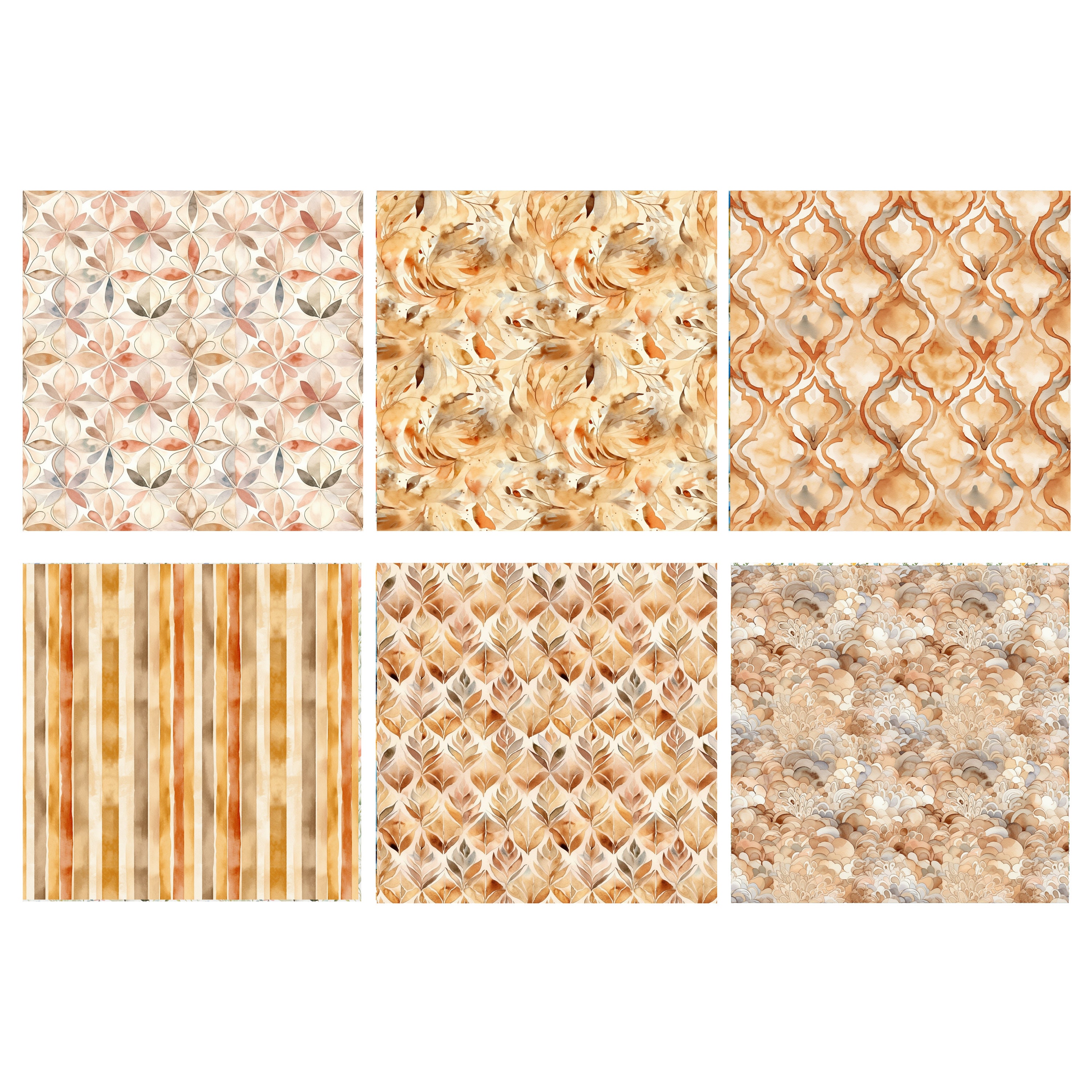 Calming Neutrals Seamless Digital Paper - Seamless Soft Colored ...