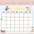 Cute Cat Open Printable Calendar, Digital Download Calendar, Instant ...