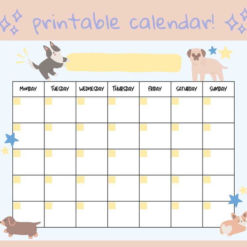Pug Calendars 2026 - Etsy