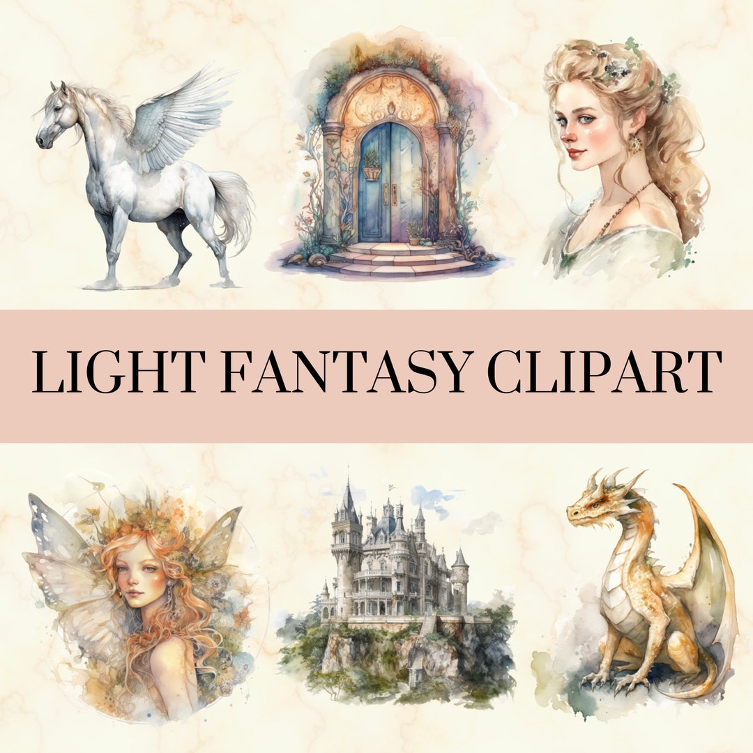 20 PNG Light Fantasy Clipart - Fantasy PNG Set, Cute Colorful Fairytale ...